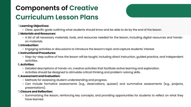 Creative Curriculum Lesson Plans: Innovative Approaches to Engaging and ...