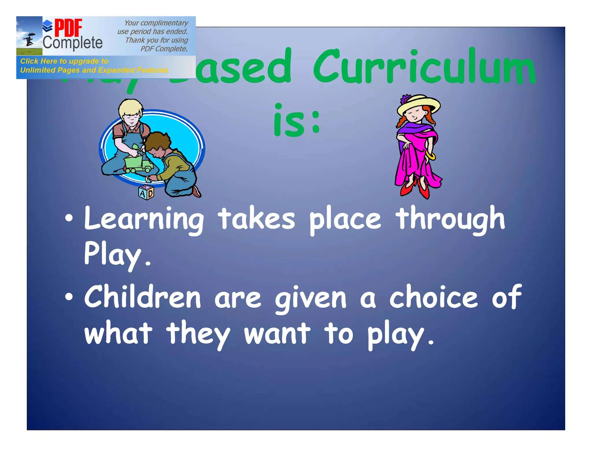 Creative curriculum project | PDF