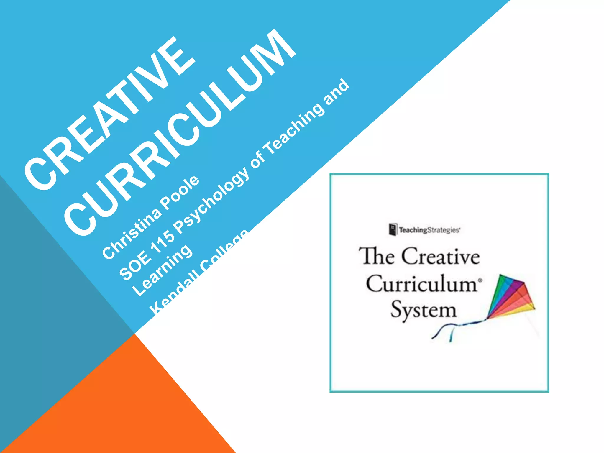 Creative Curriculum | PPTX