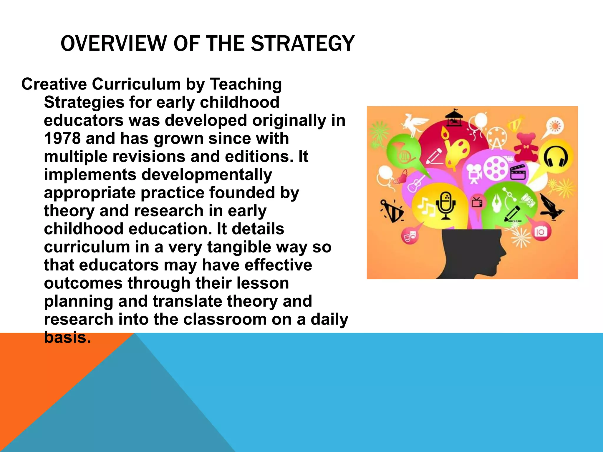 Creative Curriculum | PPTX