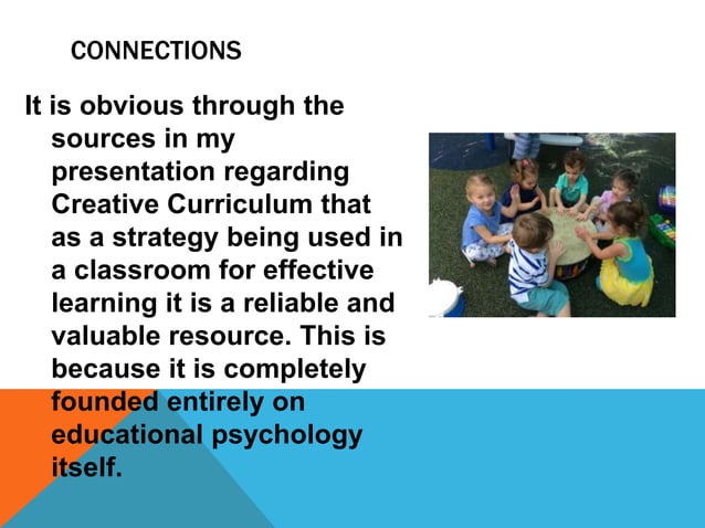 Creative Curriculum | PPTX | Daycare and Pre-School | Parenting