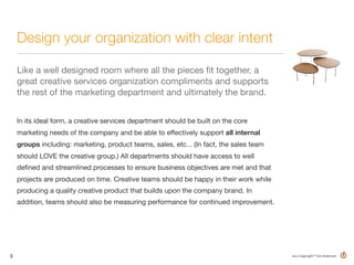 Creative Department Planning | PDF