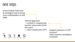 A K-20 Creative Design Approach to Addressing Problems of Practice in a ...