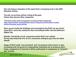 We build fiber to destroy Networks | PPT