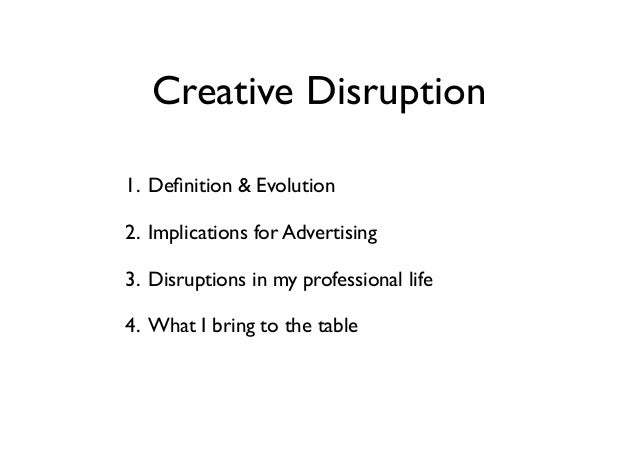 Creative Disruption - Alchetron, The Free Social Encyclopedia