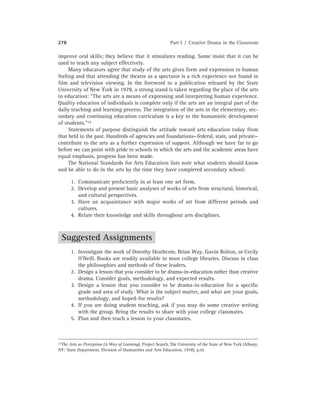 Creative drama in the classroom and beyond | PDF | Theater | Fine Art