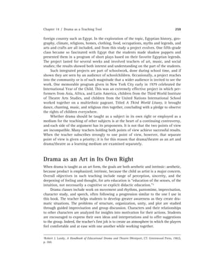 Creative drama in the classroom and beyond | PDF | Theater | Fine Art