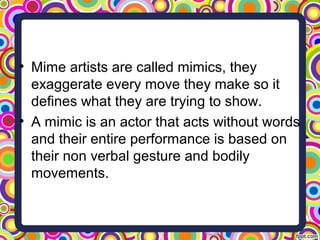 Creative dramatics and Theater Exercises for Kids | PPT