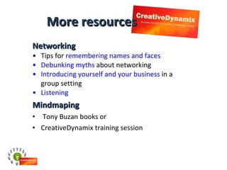 CreativeDynamix Networking and Creative Strategy Generation | PPT