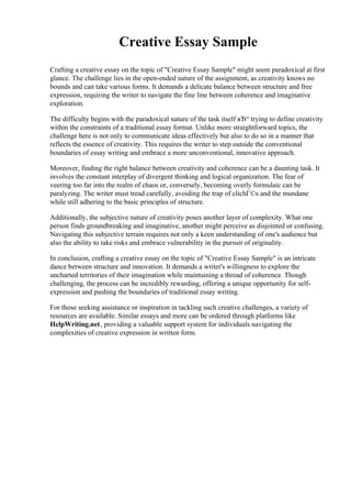 Creative Essay Sample.pdf