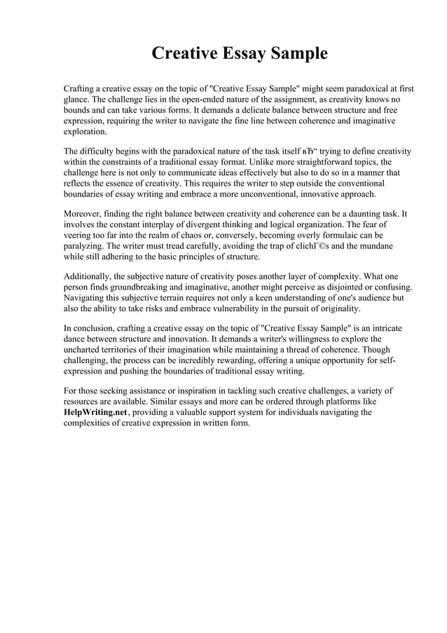 Creative Essay Sample.pdf