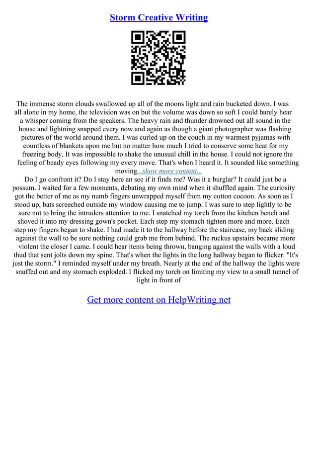 Creative Essays Examples | PDF