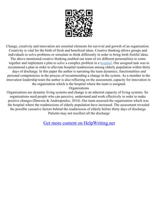 Creative Essays Examples | PDF