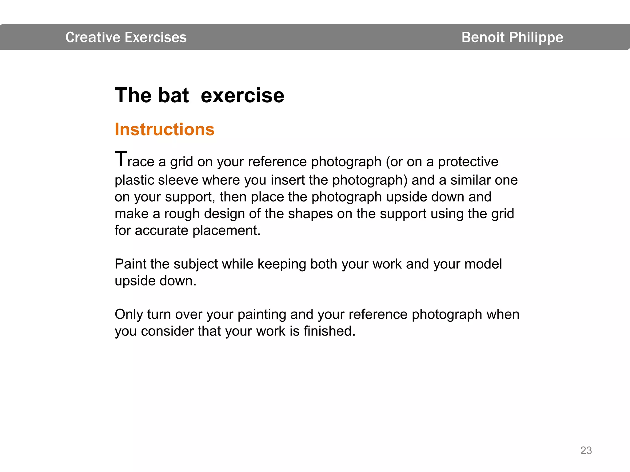 Creative Exercises For Artists | PDF