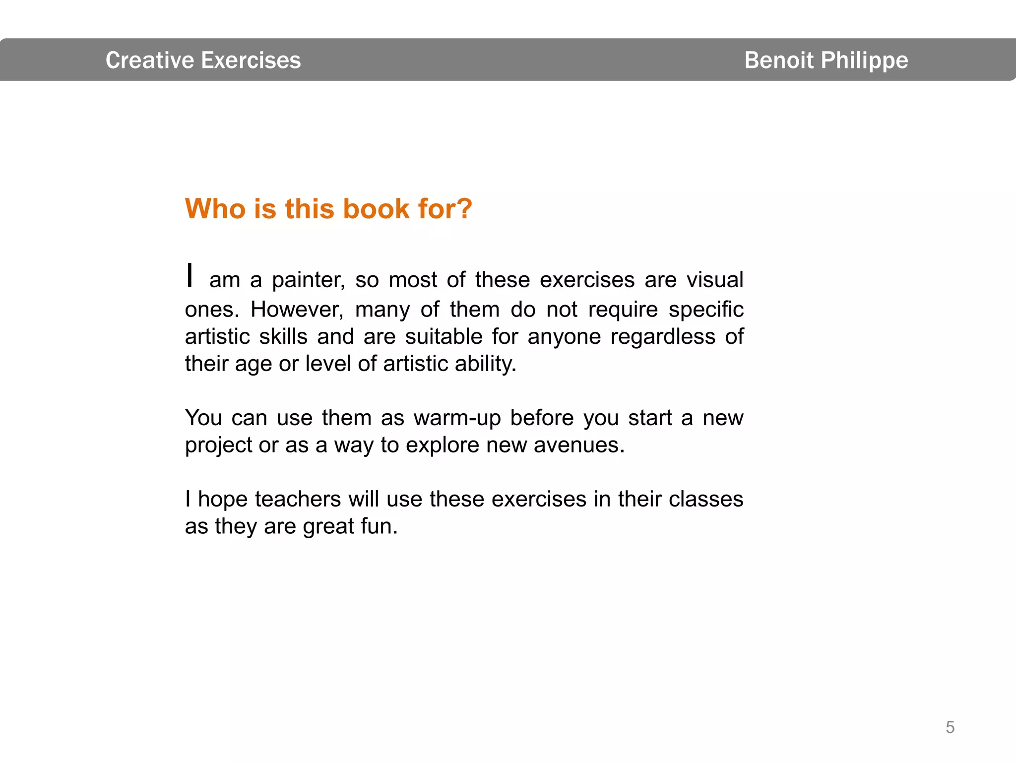 Creative Exercises For Artists | PDF