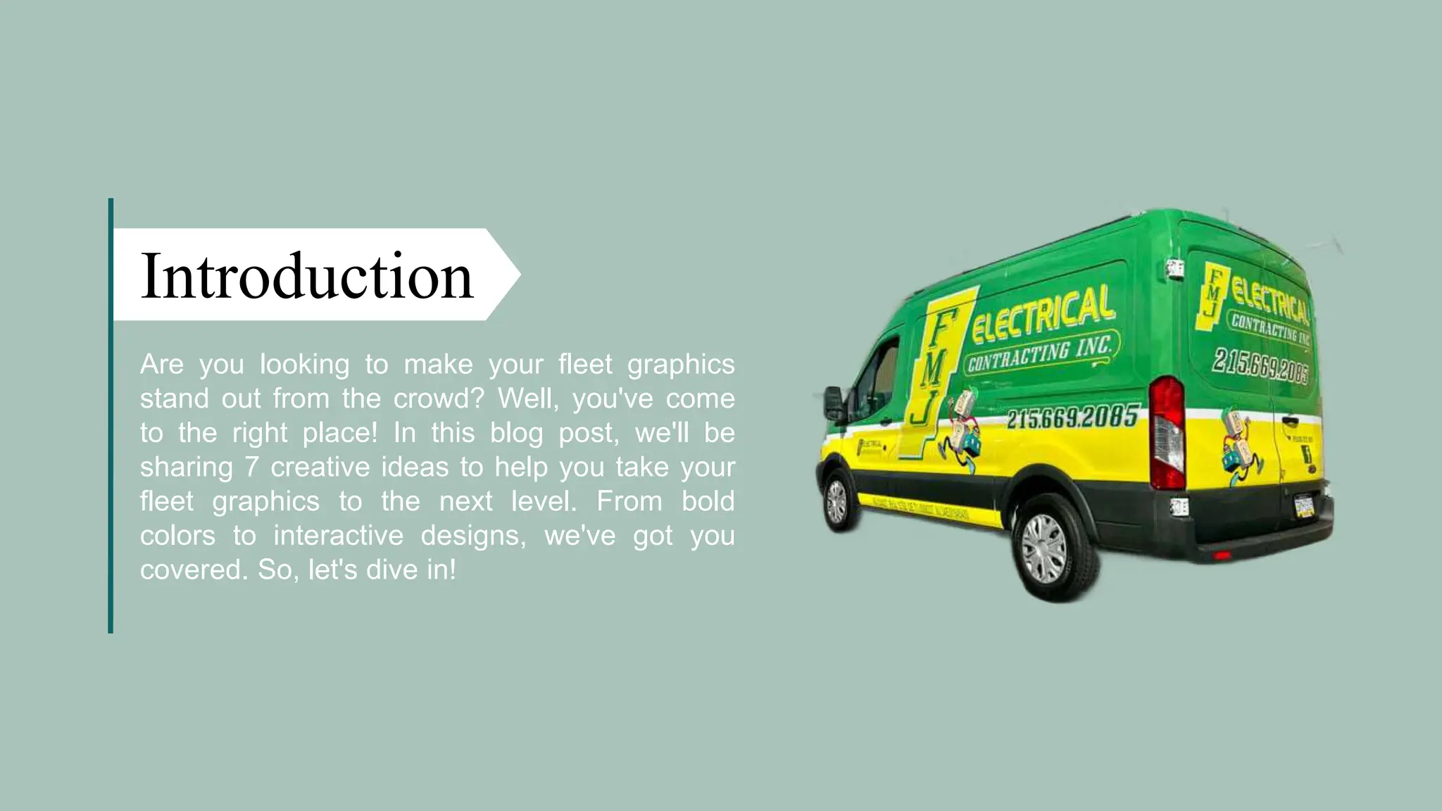 7 Creative Ways to Make Your Fleet Graphics Stand Out | PPTX