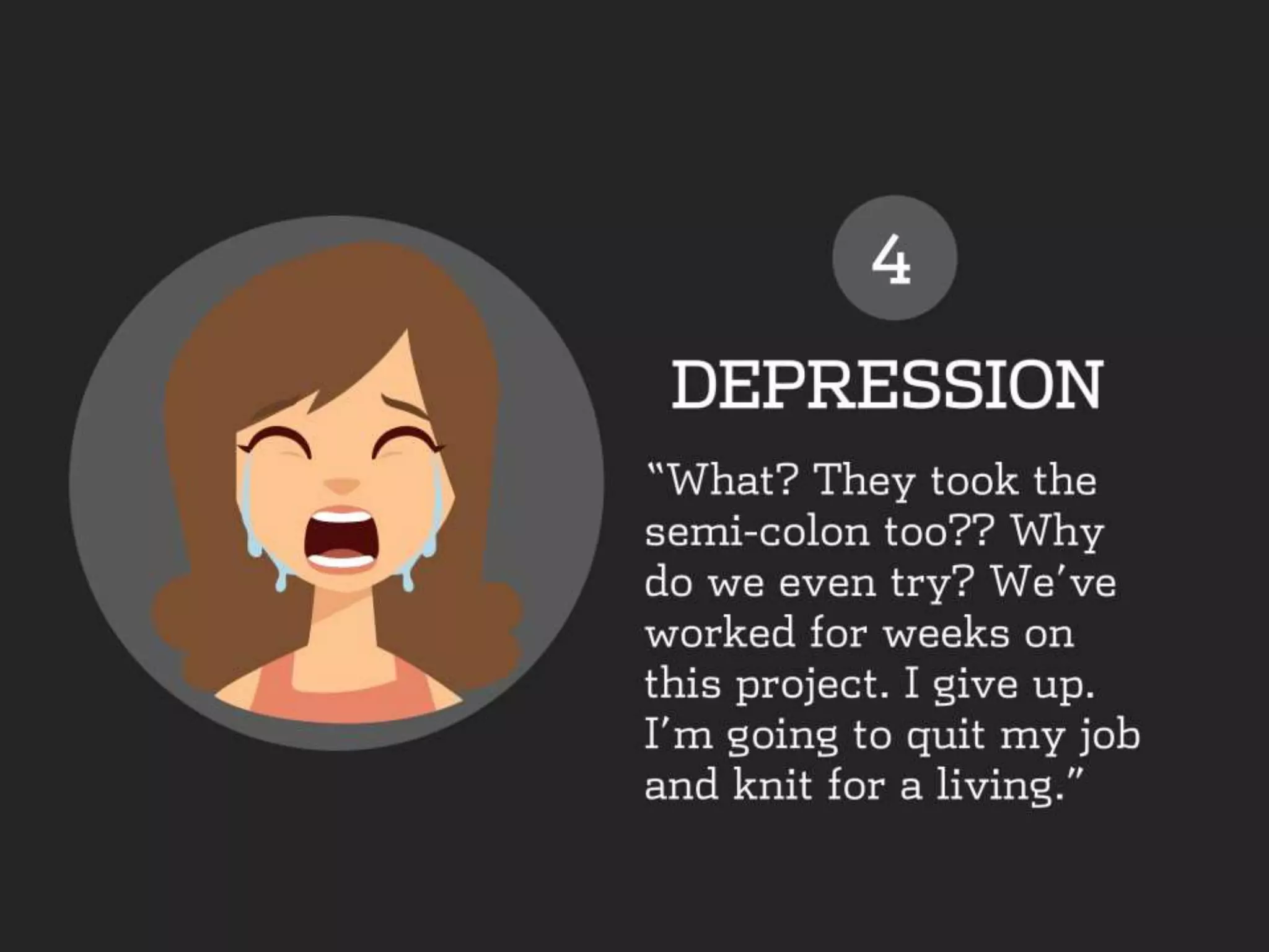 The 5 Stages of Creative Grief | PPTX