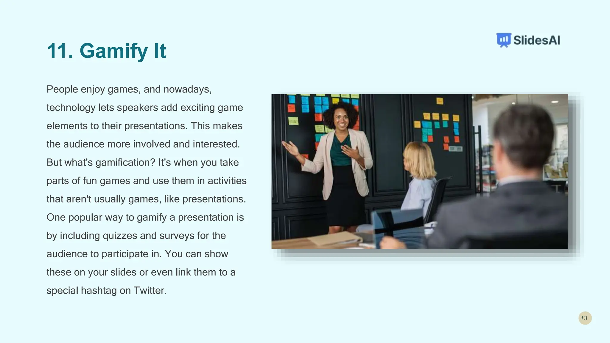 Creative Ideas for Interactive Team Presentations | PPTX