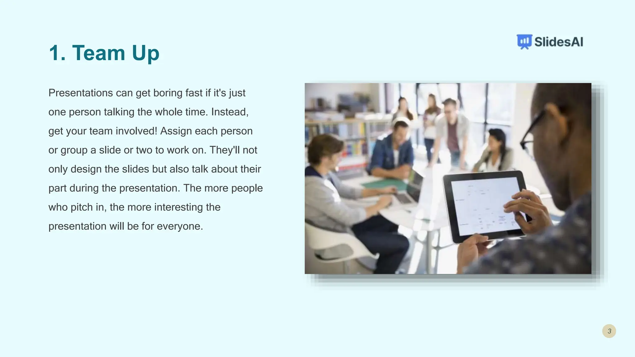 Creative Ideas for Interactive Team Presentations | PPTX