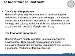 Creative industries and handicraftrs | PPTX