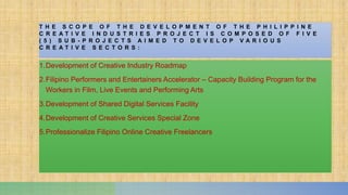 Creative industries in arts & culture practice | PPTX