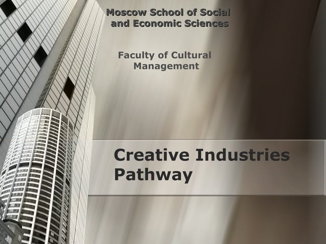 Creative Industries Program | PPT