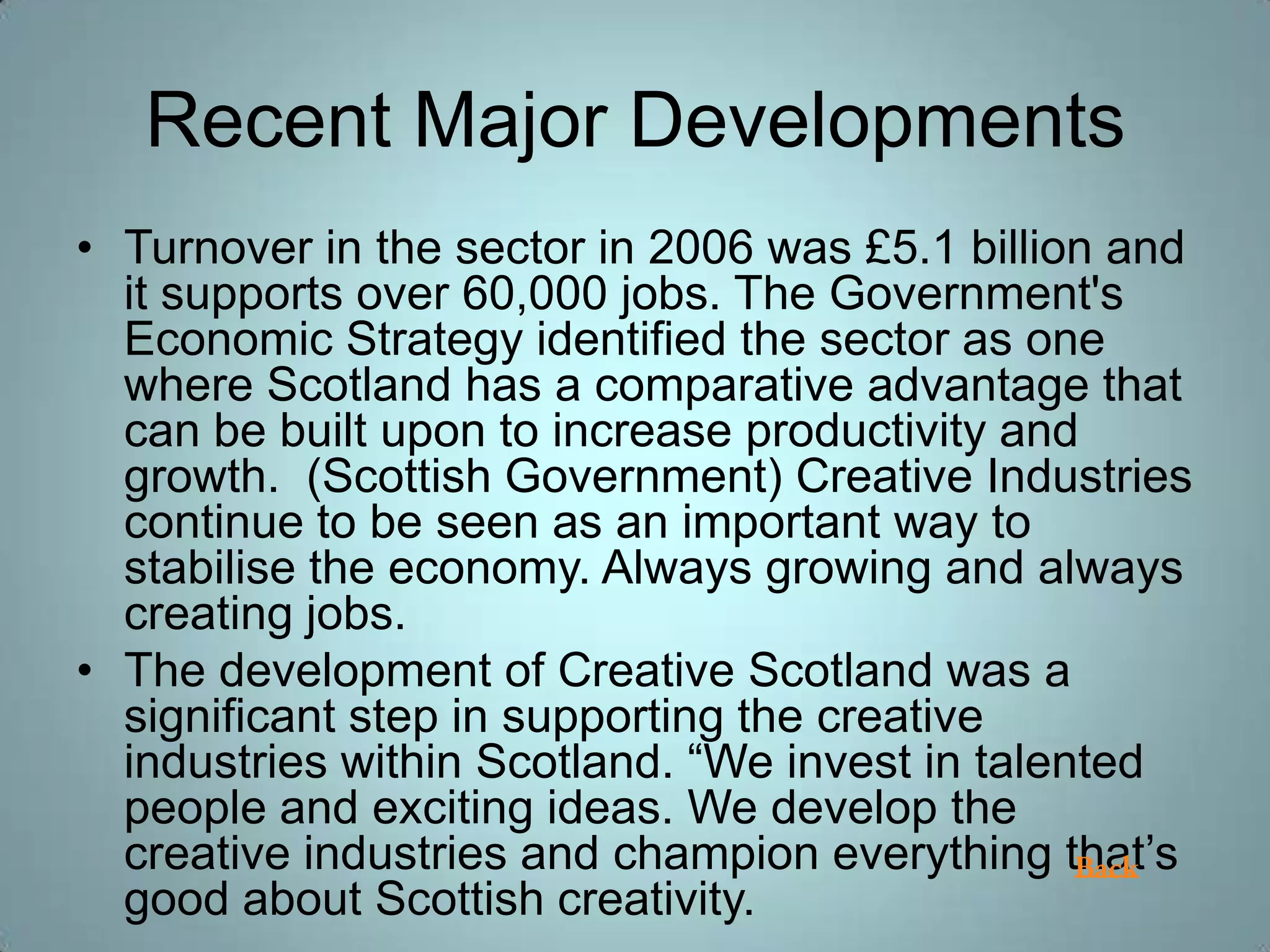 Creative industry in the uk | PPTX