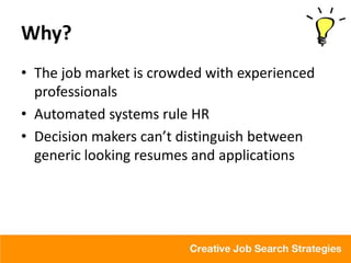 Creative Job Search Strategies | PDF