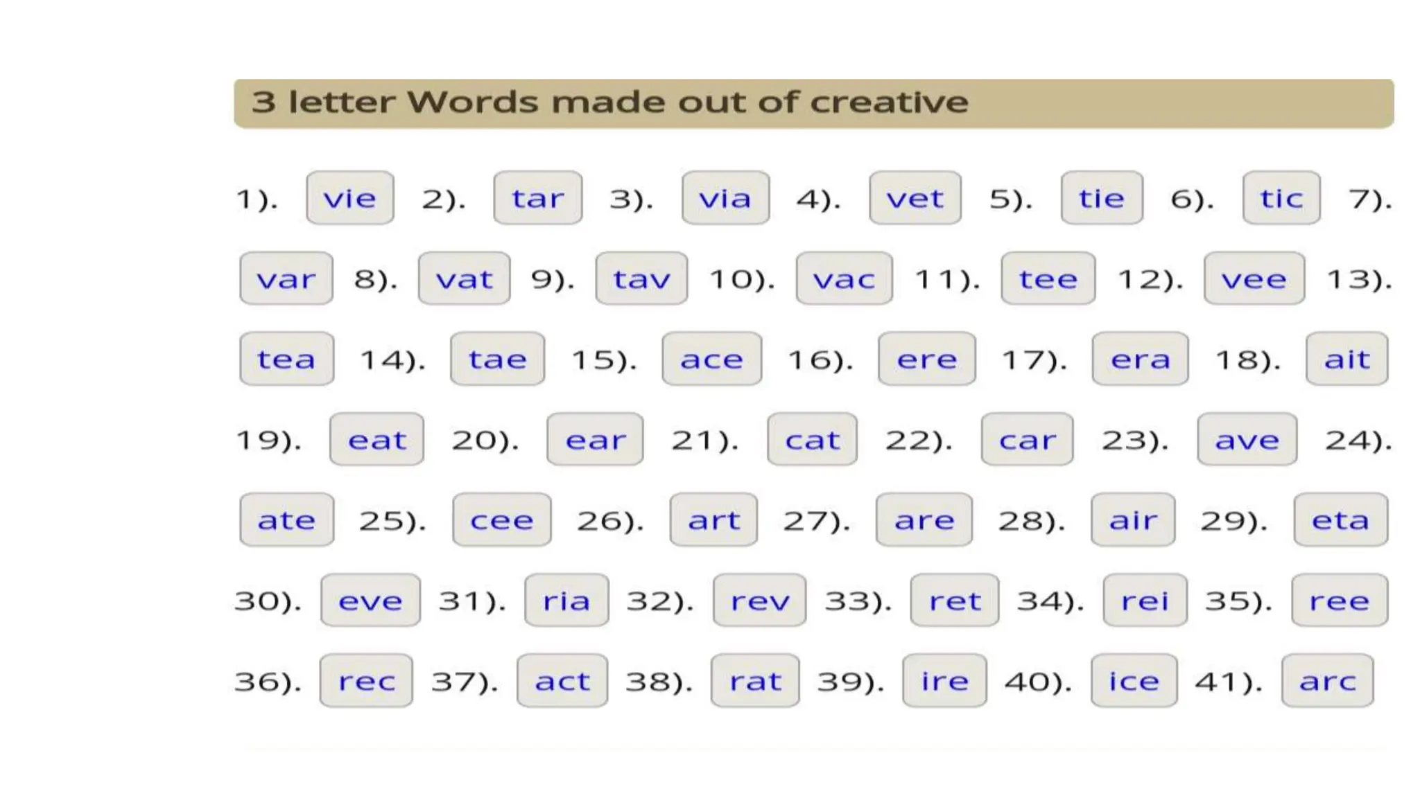 CREATIVE JUMBLED WORDS.pptx
