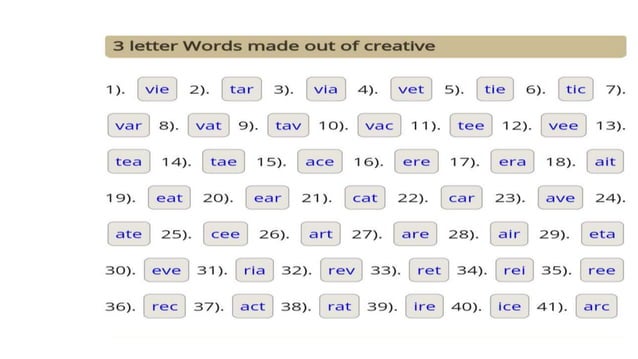 CREATIVE JUMBLED WORDS.pptx