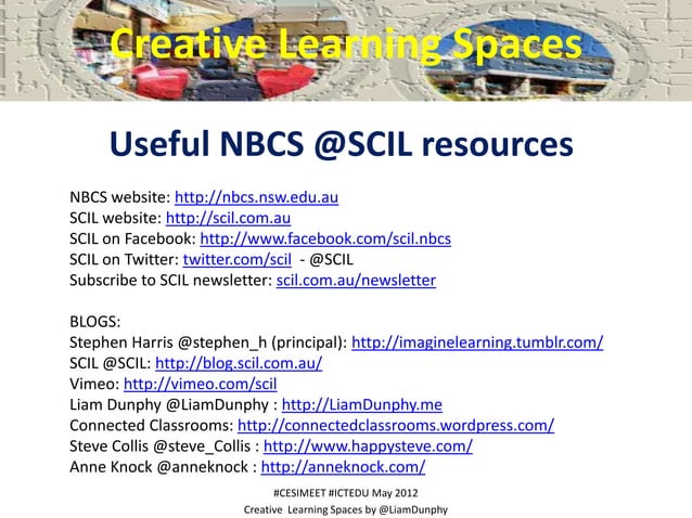 Creative learning spaces | PPTX