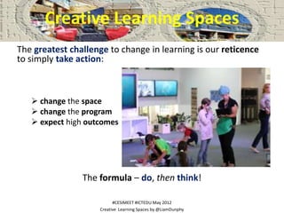 Creative learning spaces | PPTX