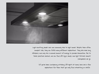 Creative led lighting uses for your home | PPT