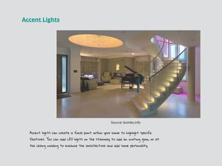 Creative led lighting uses for your home | PPT