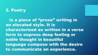 Creative literary works and sociopolitical context | PPTX