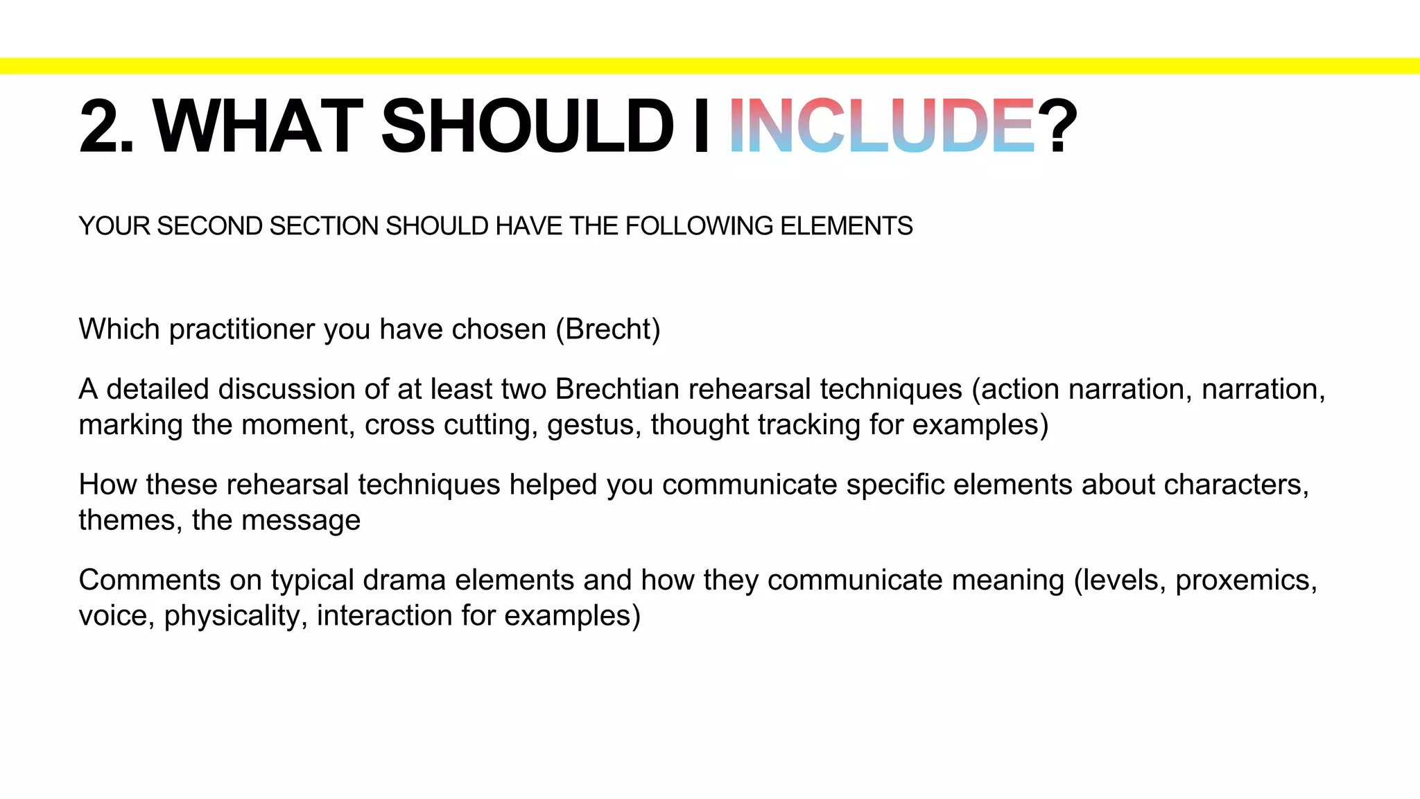 'How To' Creative Log for GCSE Drama Eduqas | PPTX