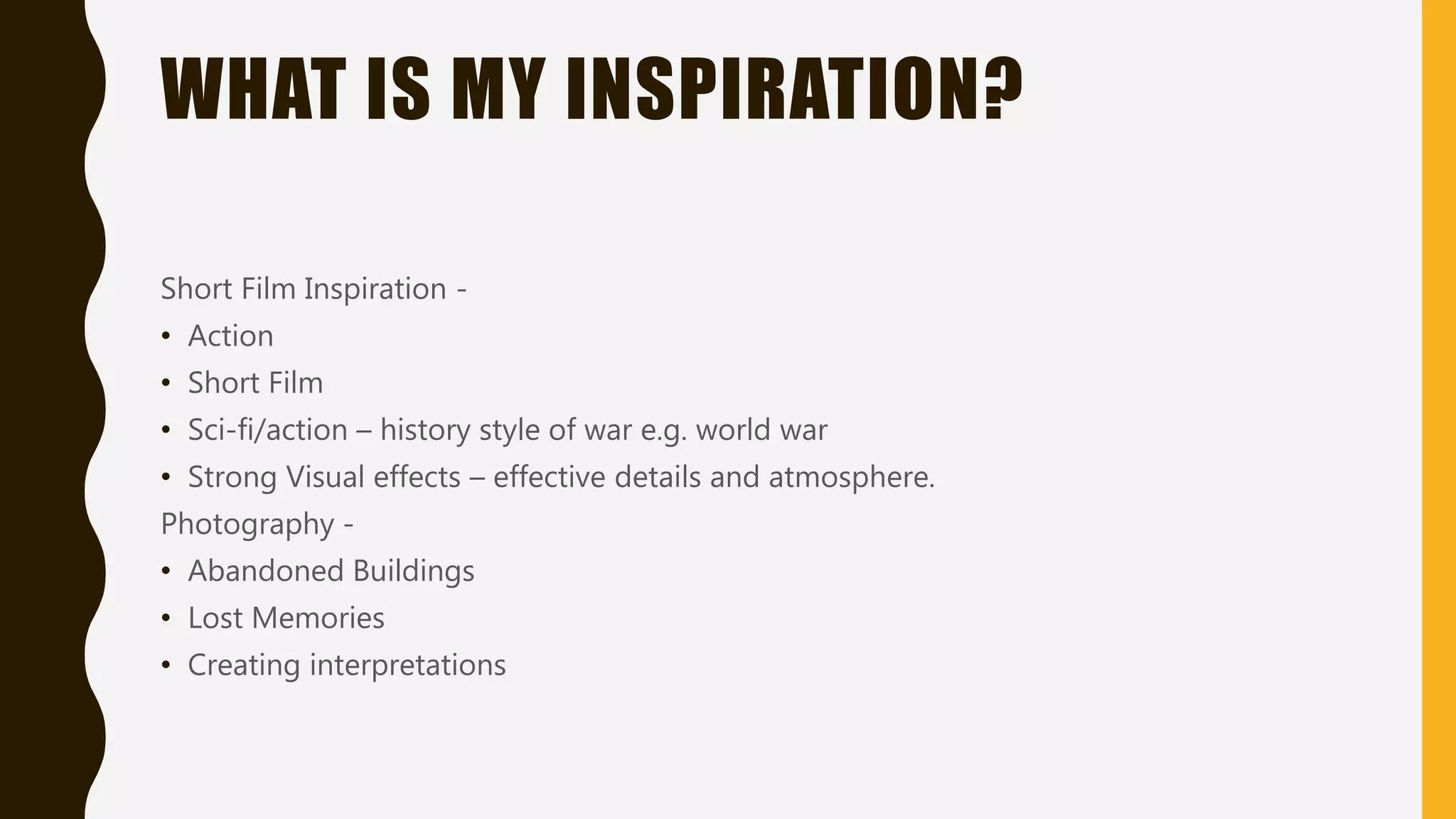 Creative media inspiration presentation | PPT