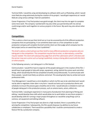 Creative media production briefs 1 | PDF