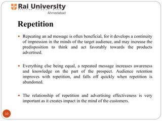 Creative message appeals, ad design and testing copy writing visuals ...