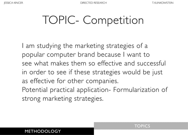 Creative methodology6:26 | PPT