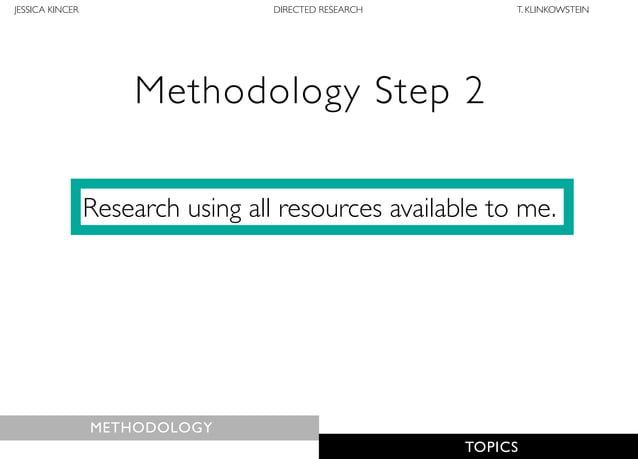 Creative methodology6:26 | PPT