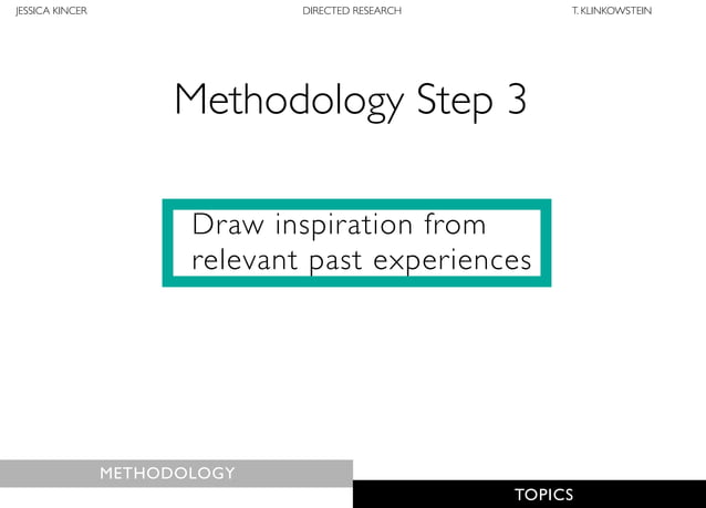 Creative methodology6:26 | PPT