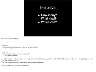 Creative Mornings TO Inclusive | PDF