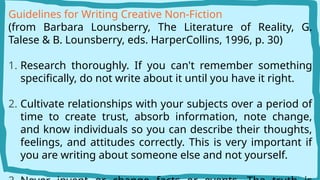 Exploring Creative Nonfiction: Memoir, Personal Essay, and Narrative ...