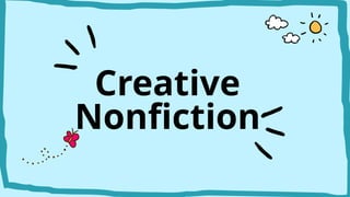 Exploring Creative Nonfiction: Memoir, Personal Essay, and Narrative ...