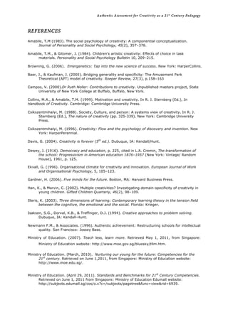 Creative pedagogy yeo | PDF