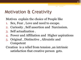 Creative Personality | PPTX