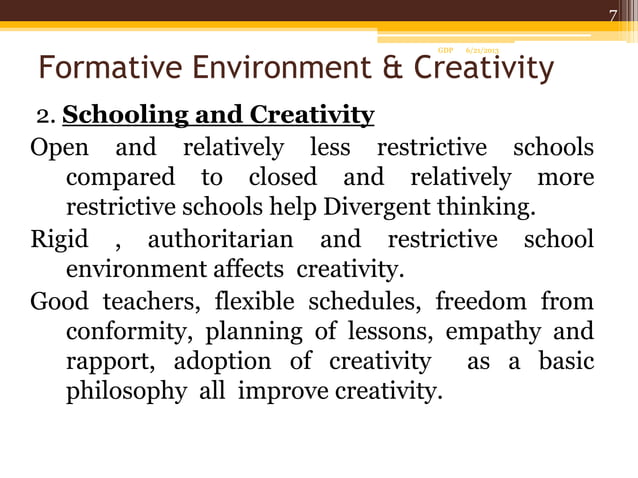 Creative Personality | PPTX