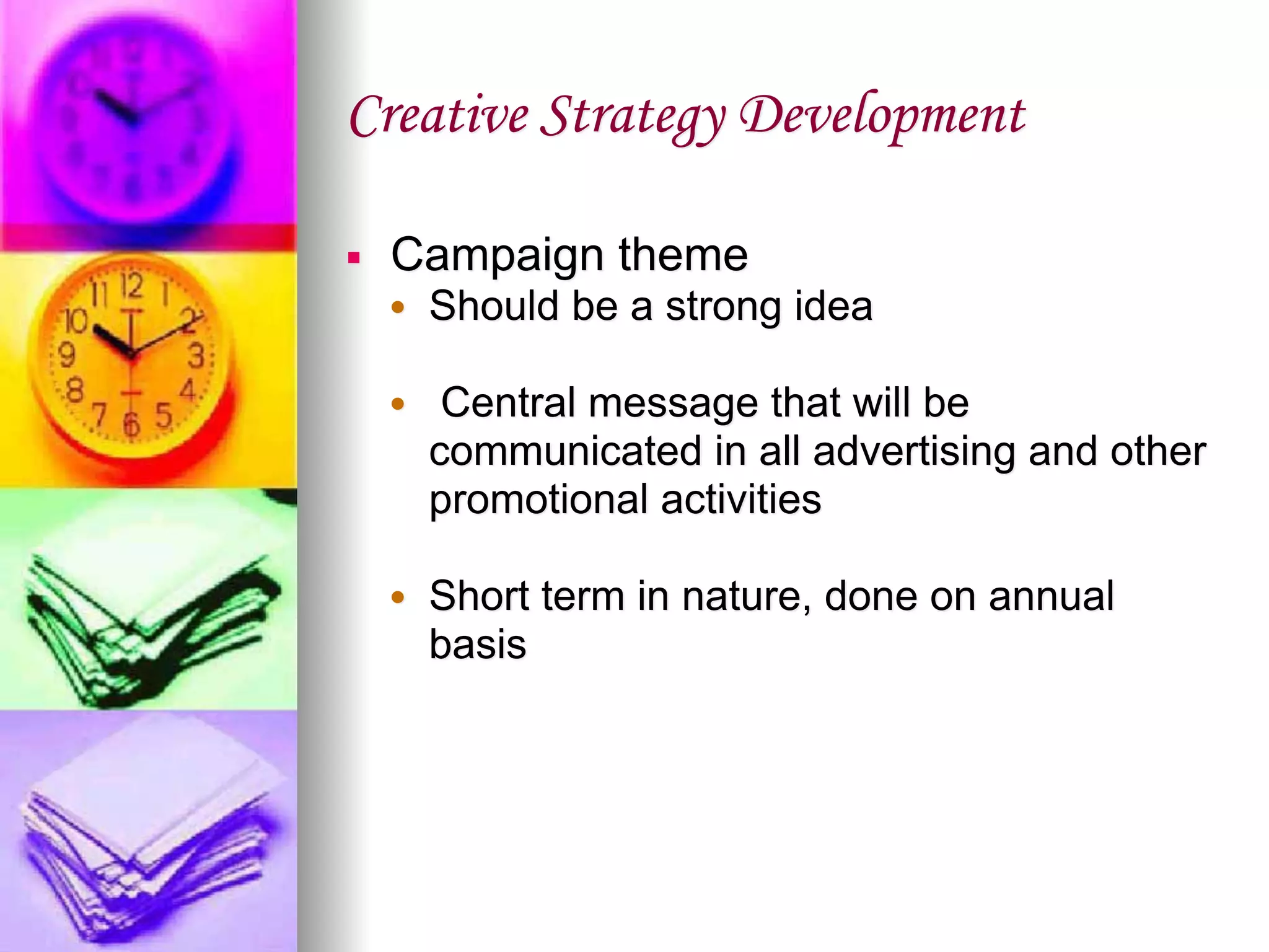 Creative Plan strategy | PPT