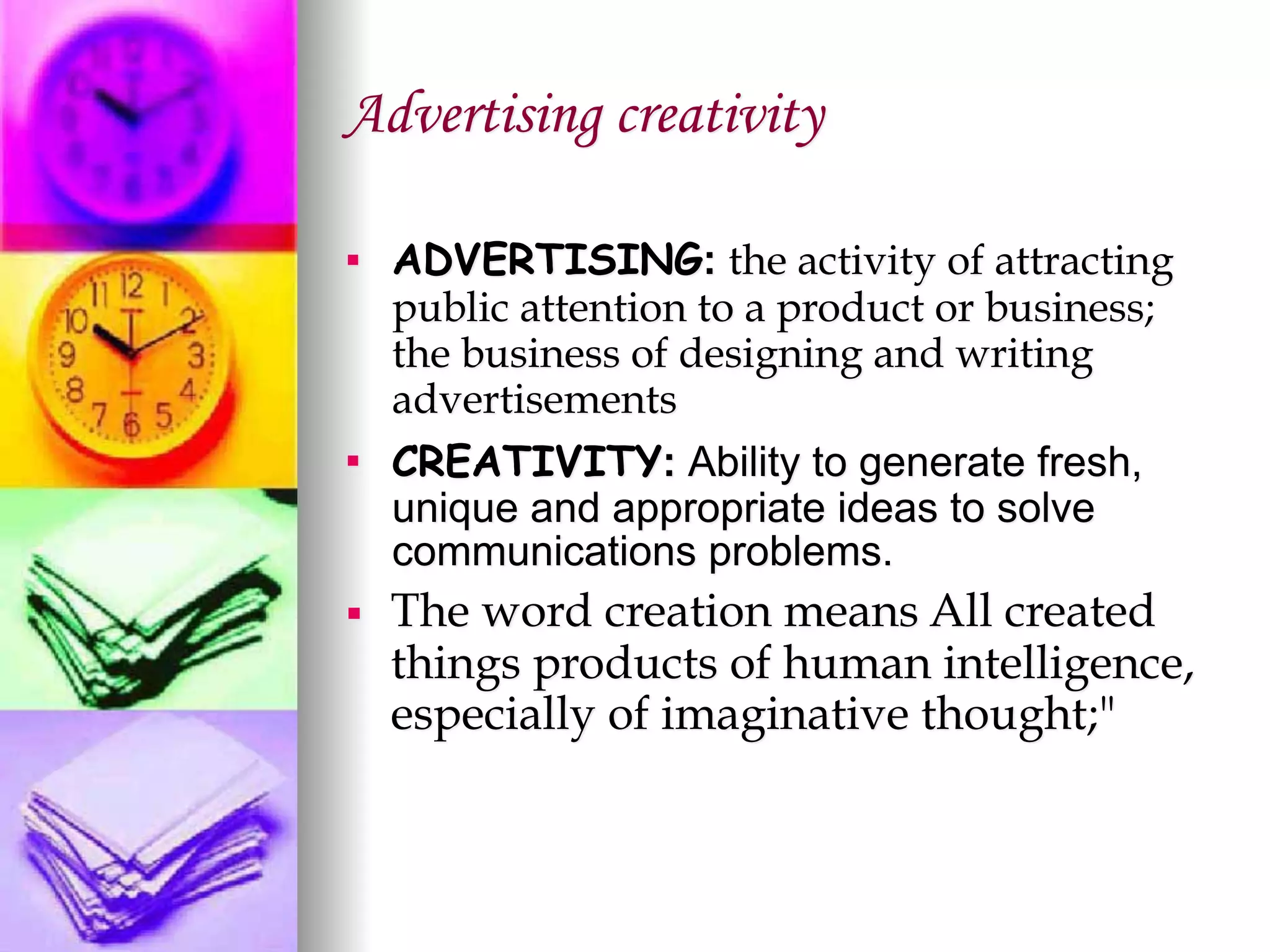 Creative Plan strategy | PDF